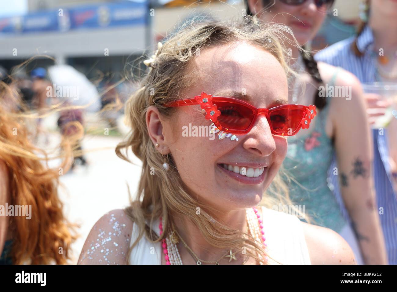 People dressed as mermaids and sea creatures participate in the 43rd ...