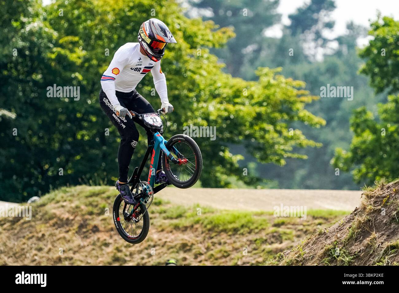 ARNHEM, NETHERLANDS - JUNE 22: Ross Cullen of Great Britain leads in ...