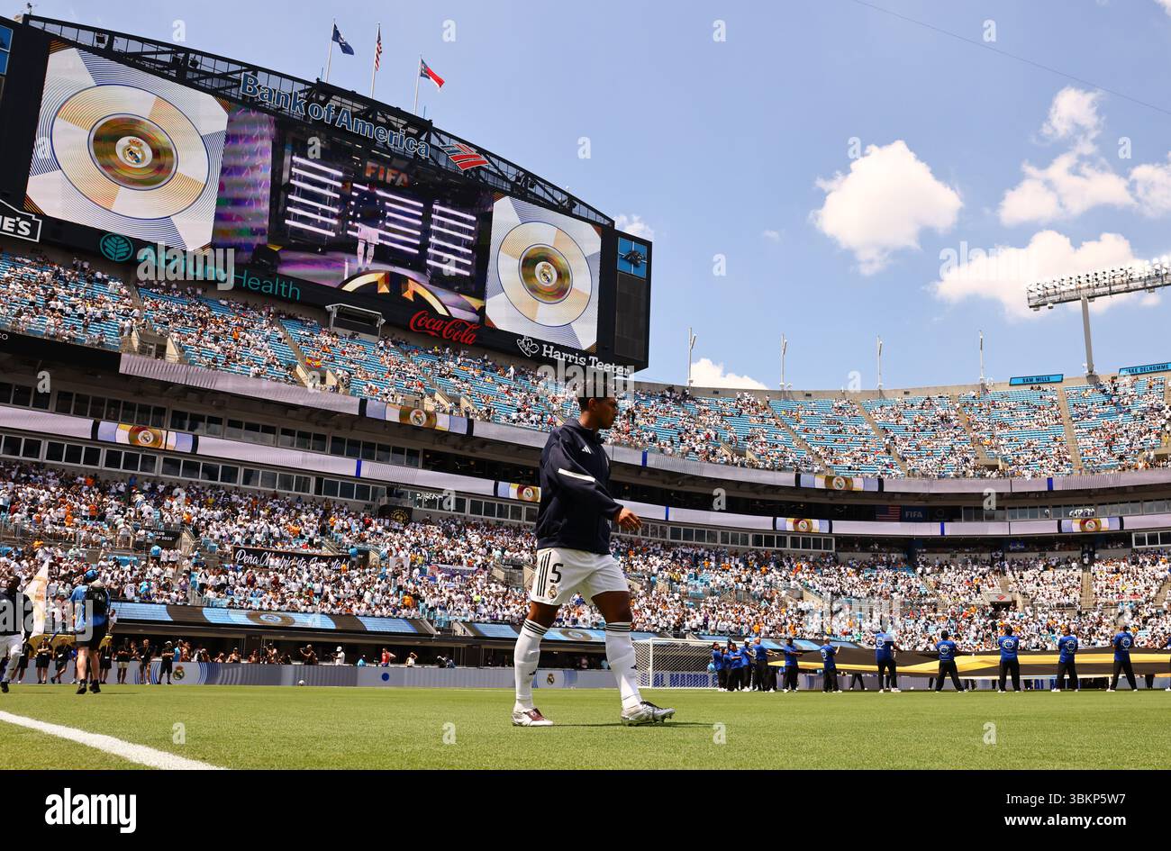 Charlotte, USA, 22nd June 2025. Jude Bellingham of Real Madrid is ...