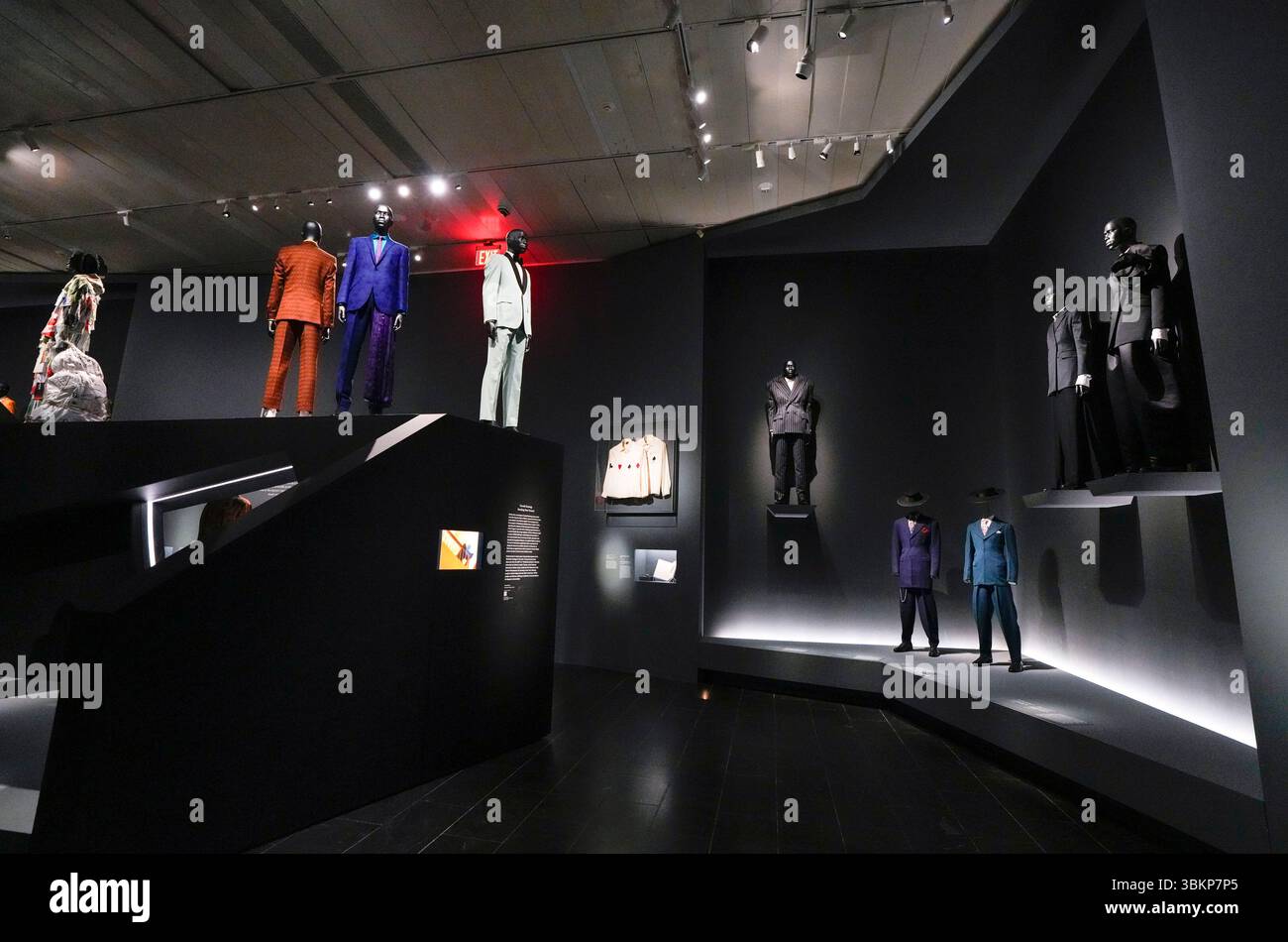 Ozwald Boateng fashion designs on display during the Robertet hosted ...