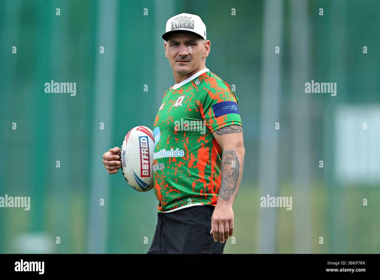 Leeds, UK. 22nd June, 2025. Michael Knowles of Hunslet before the ...