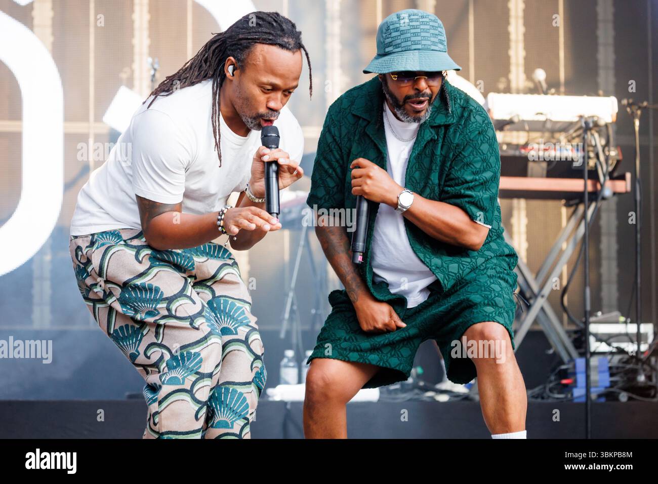 Oslo, Norway. 20th, June 2025. The Norwegian rap duo Madcon performs a live concert during the ...
