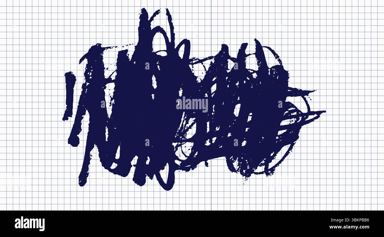 Scribbled drawings Stock Vector Images - Alamy
