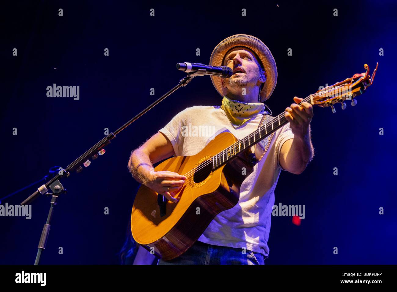 Milwaukee, USA. 21st June, 2025. Jason Mraz during the Summerfest Music ...