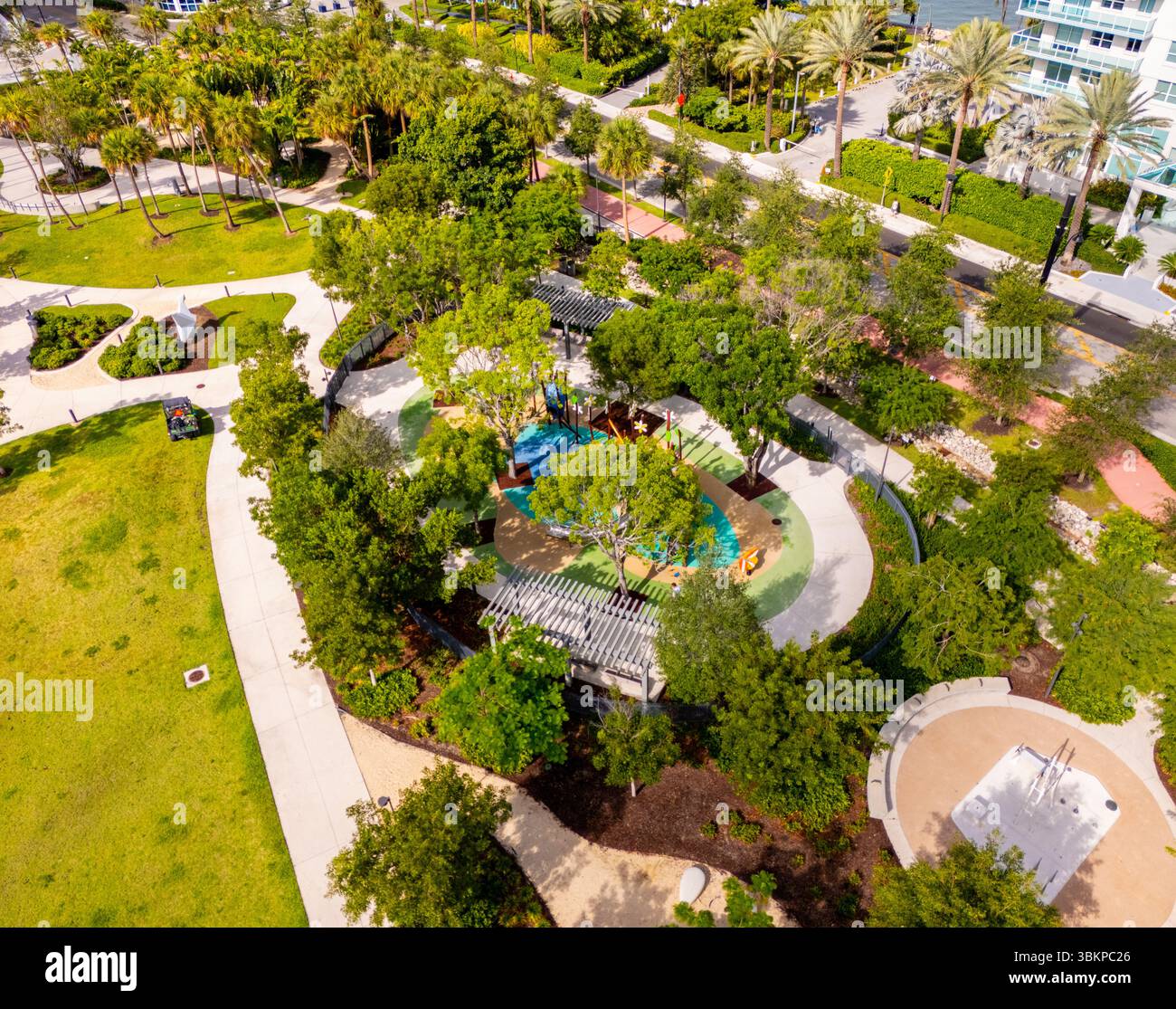 Aerial photo Miami Beach Canopy Park 2025 Stock Photo - Alamy