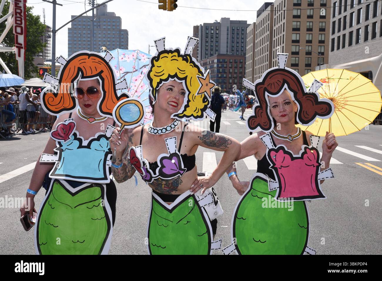 June 22, 2025, %G: (new) the new york city 2025 coney island mermaid ...