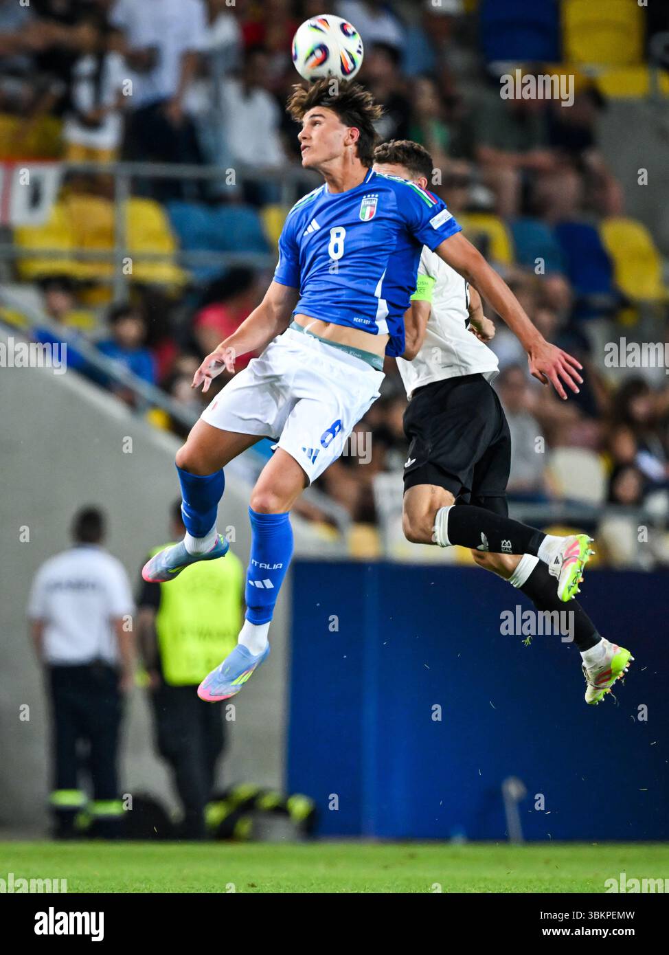 DUNAJSKA STREDA - (l-r) Cesare Casadei of Italy U21, Eric Martel of ...