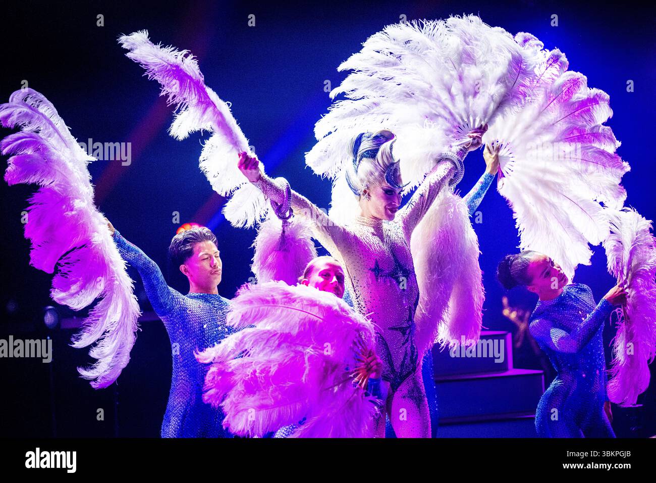 ROTTERDAM - Drag at the European Drag Championships. Seven drag queens ...