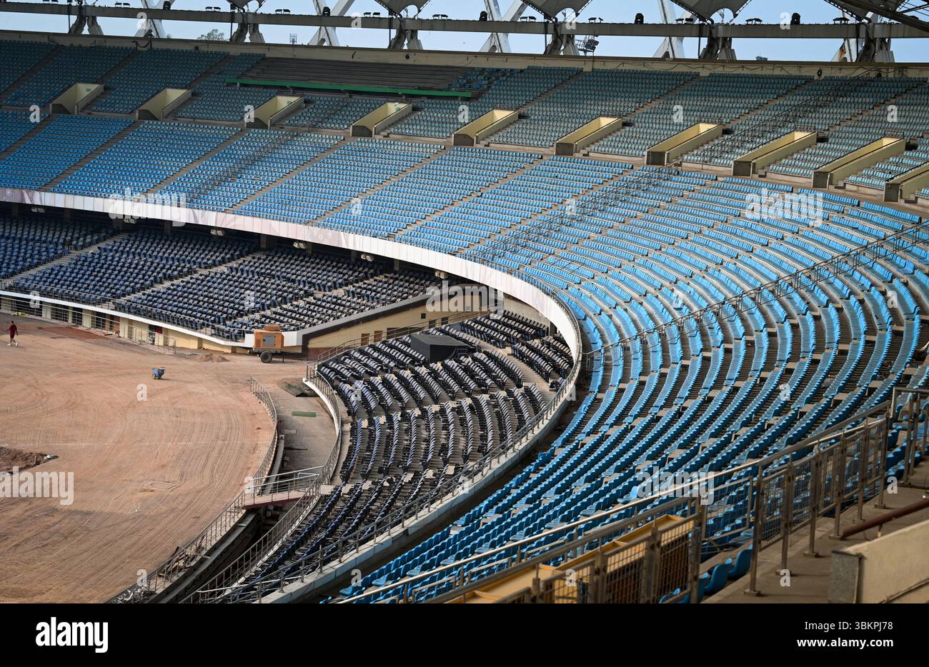 NEW DELHI, INDIA - JUNE 22: A view inside the JLN Stadium as the ...