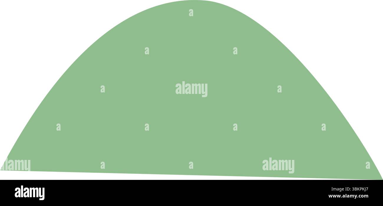 Simple Green Hill Landscape Illustration Stock Vector Image & Art - Alamy