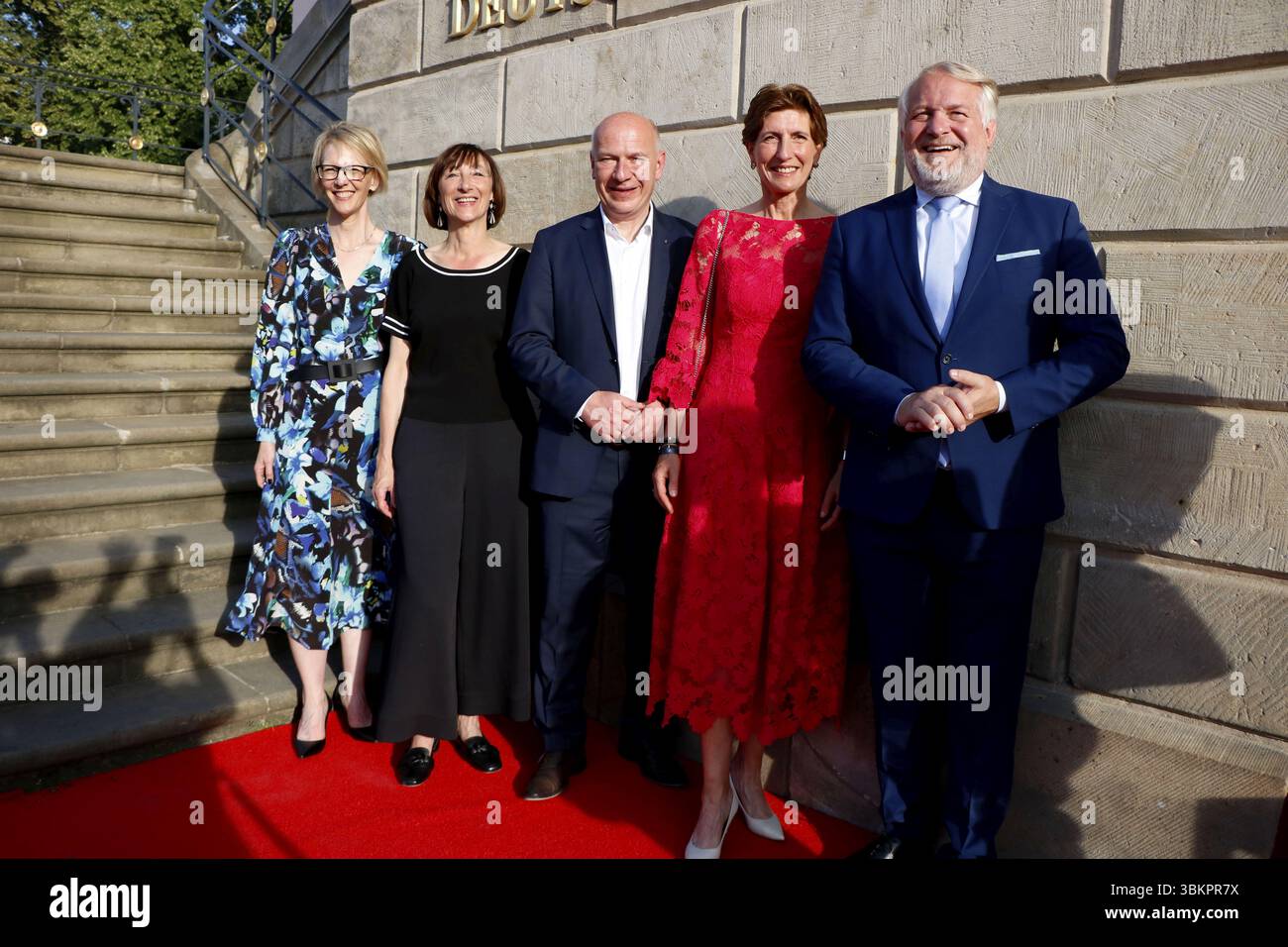 Nina Englert, Elisabeth Sobotka, Kai Wegner, Ilka Horstmeier and guest ...