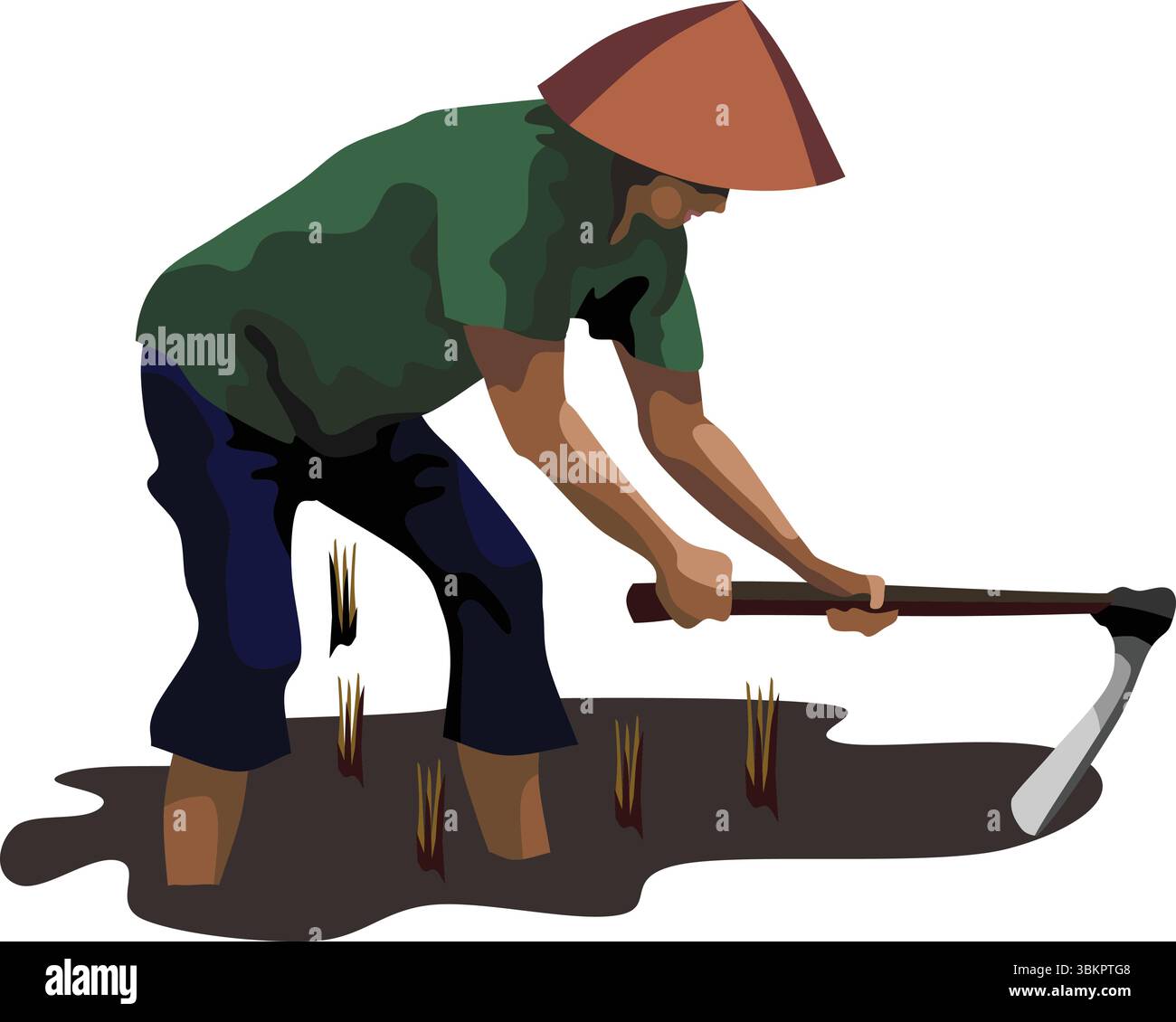 Hard working people Stock Vector Images - Alamy