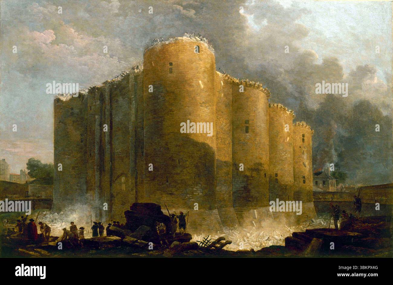 The Bastille During the First Days of its Demolition (French: La ...