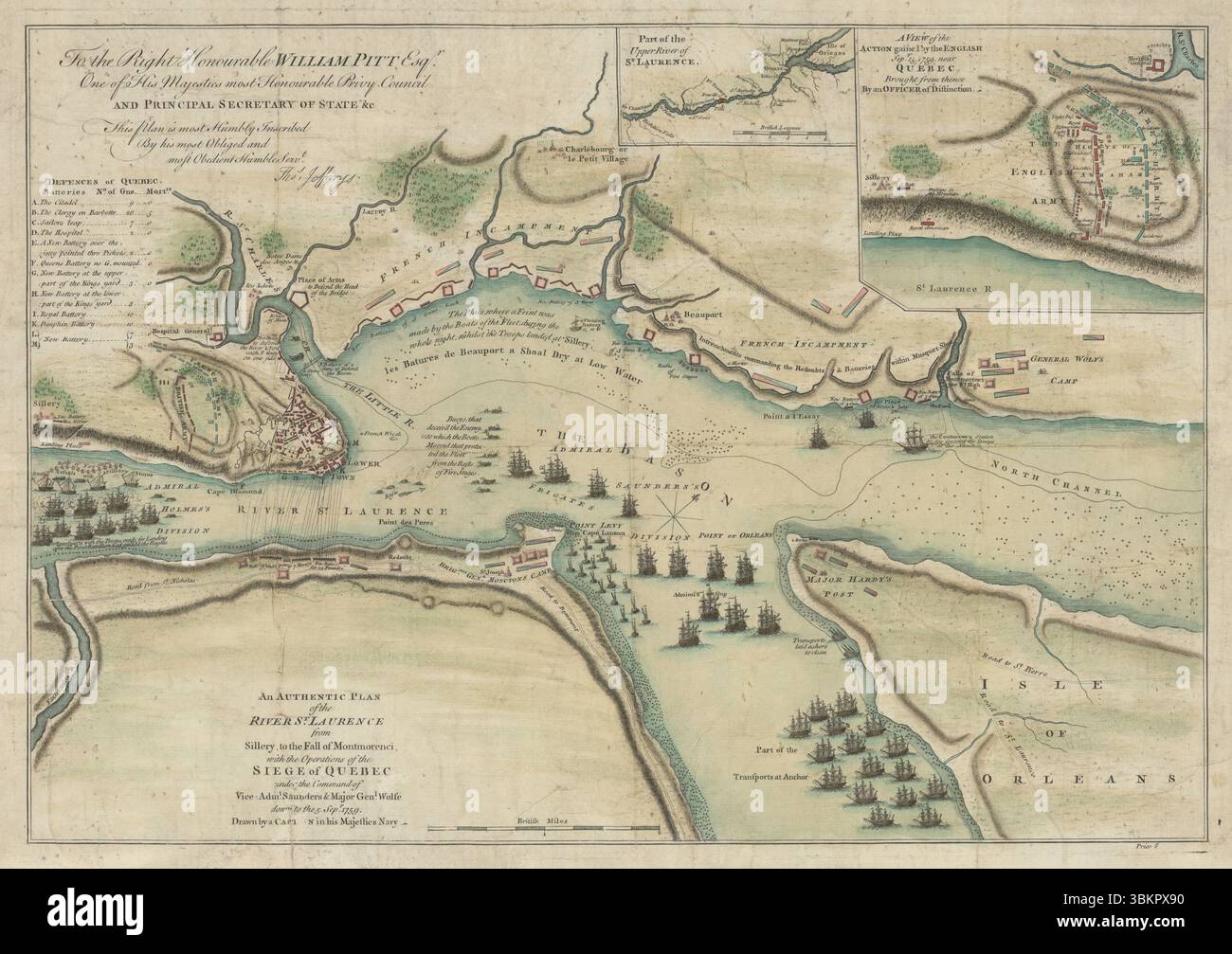 Map of quebec 1700s hi-res stock photography and images - Alamy