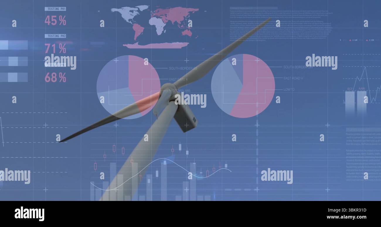 World map numerical data bar hi-res stock photography and images - Alamy