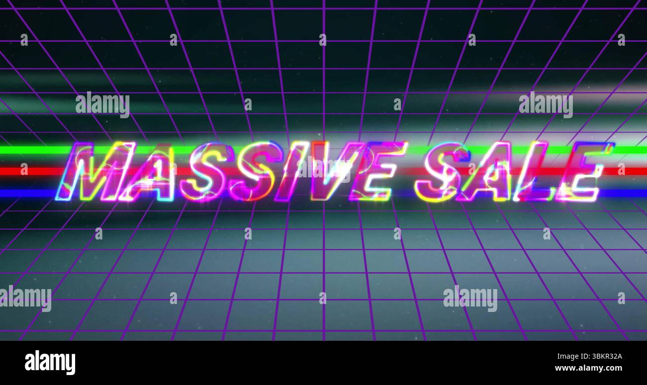 Animation vibrant sale text bright hi-res stock photography and images ...