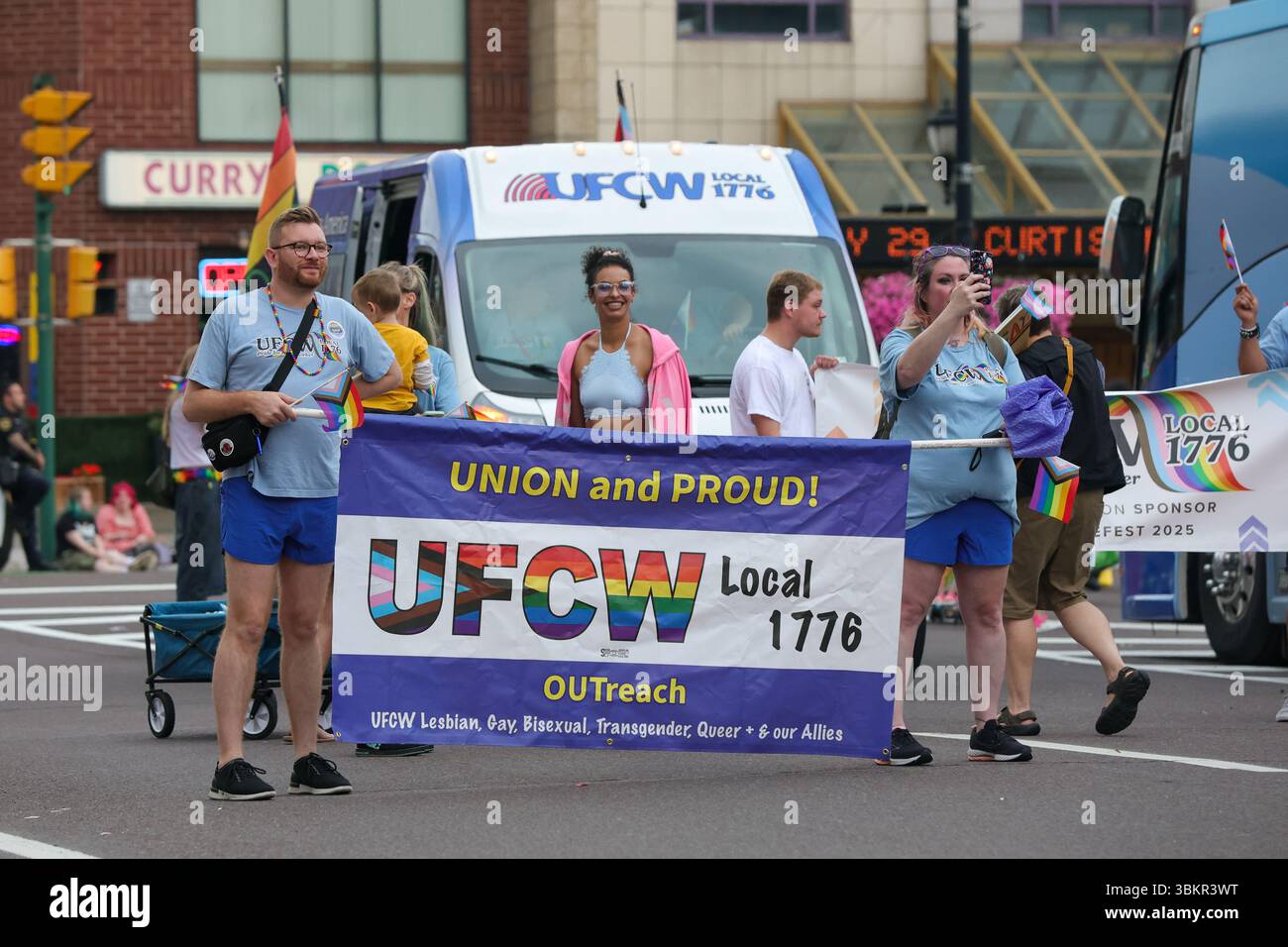Wilkes Barre, United States. 22nd June, 2025. The delegation from the ...