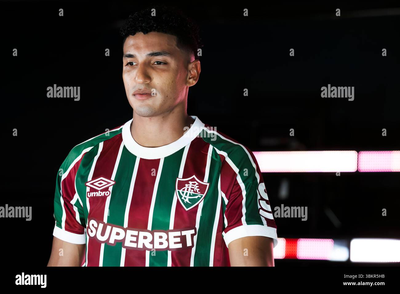 Gabriel Fuentes of Fluminense FC looks on prior to the FIFA Club World ...