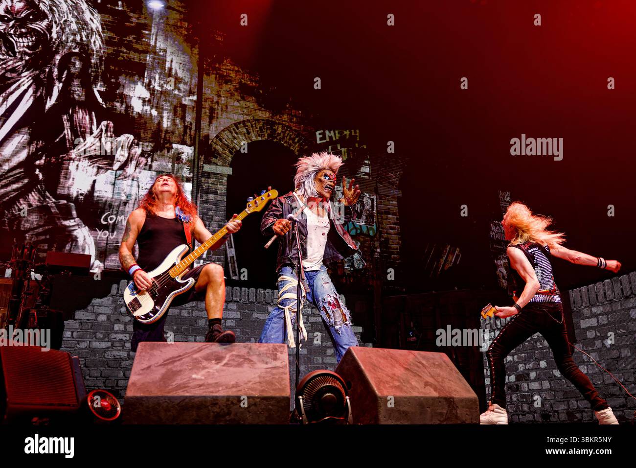 June 22, 2025, Manchester Uk: Eddie, also known as Eddie the Head the ...