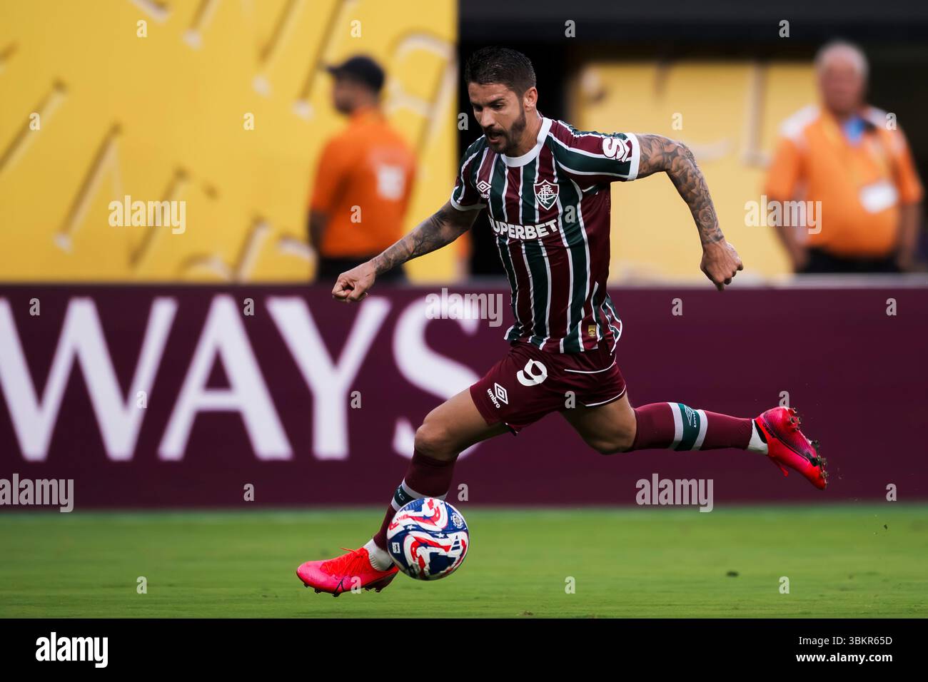 Everaldo of Fluminense FC in action during the FIFA Club World Cup ...