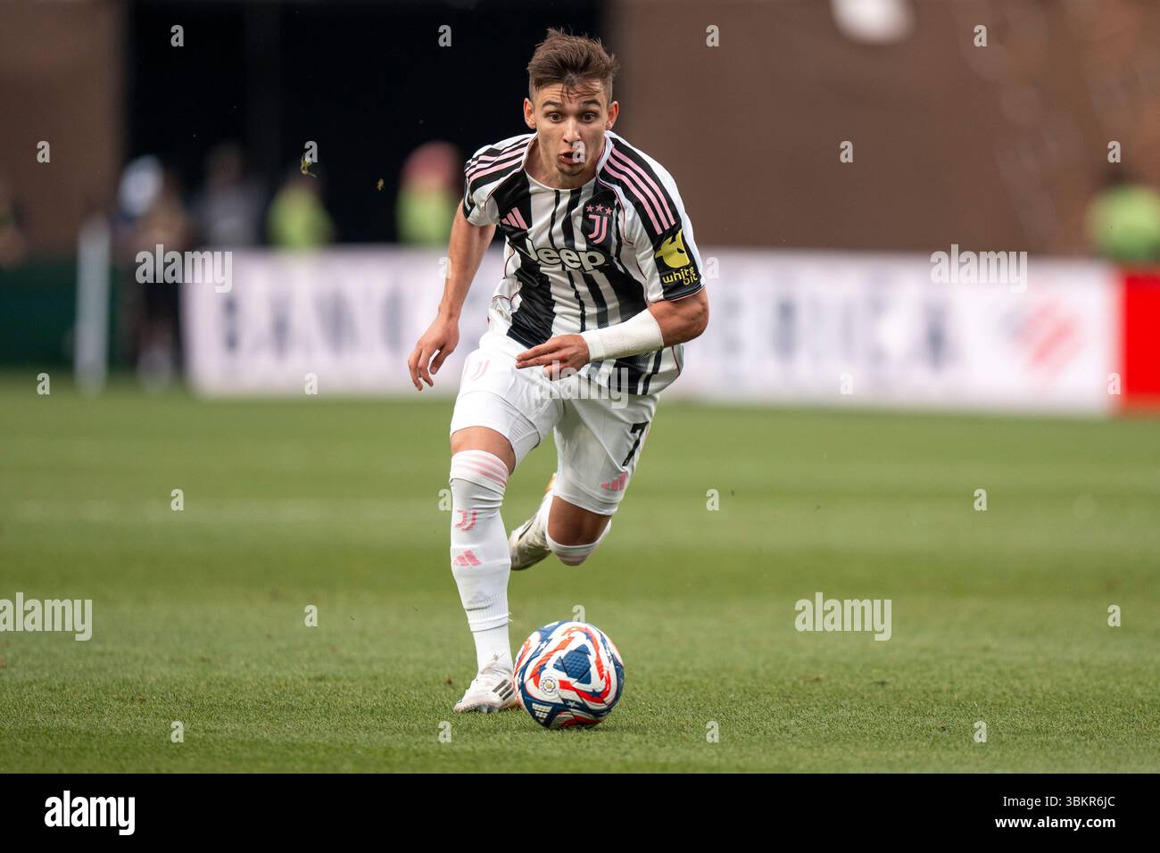 Juventus' Francisco Conceiçao in action during the Club World Cup Group ...