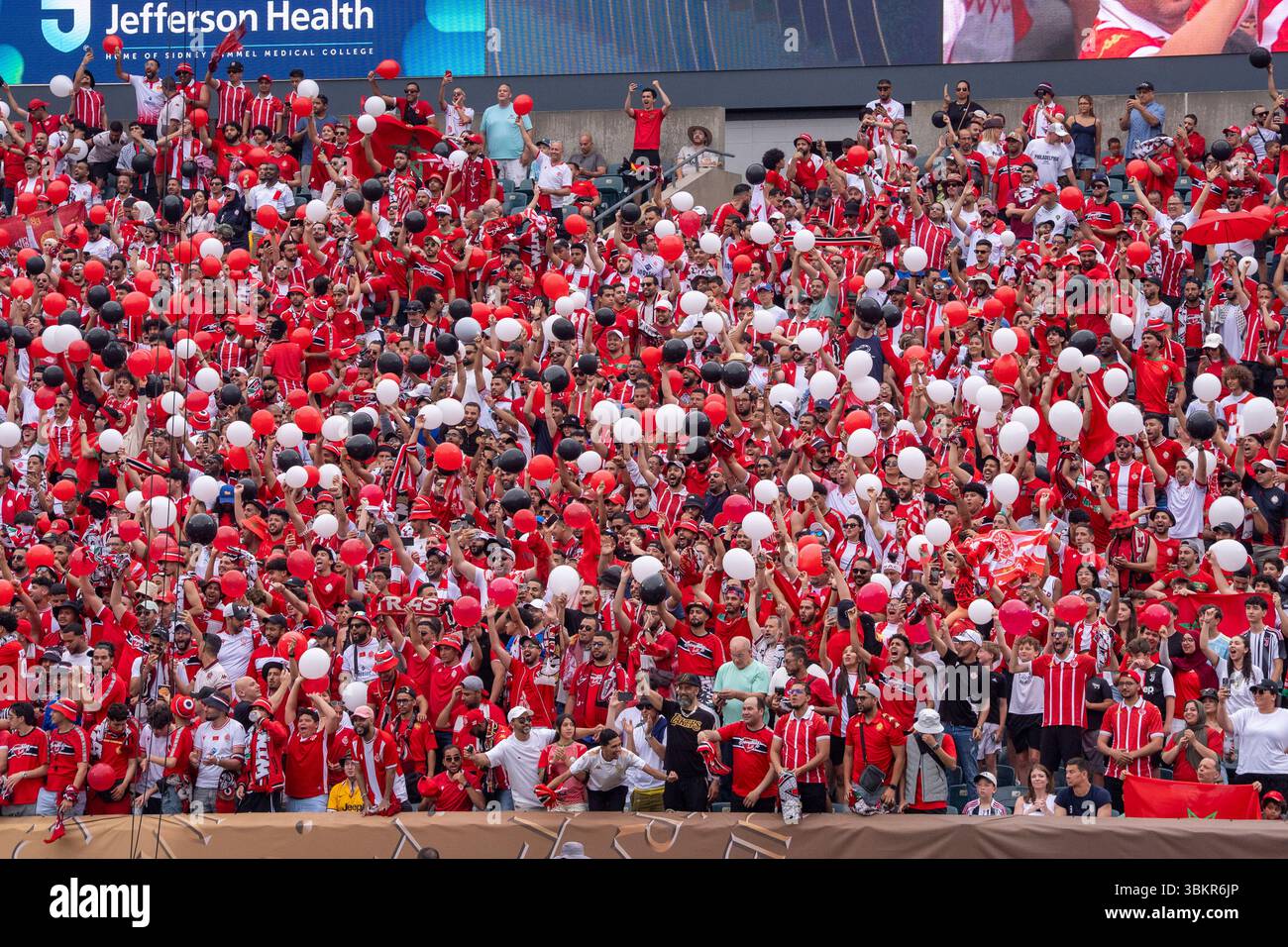 Wydad AC fans cheer their team on during the Club World Cup Group G ...