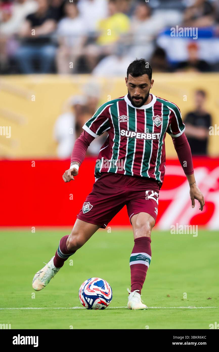 Juan Freytes of Fluminense FC in action during the FIFA Club World Cup ...