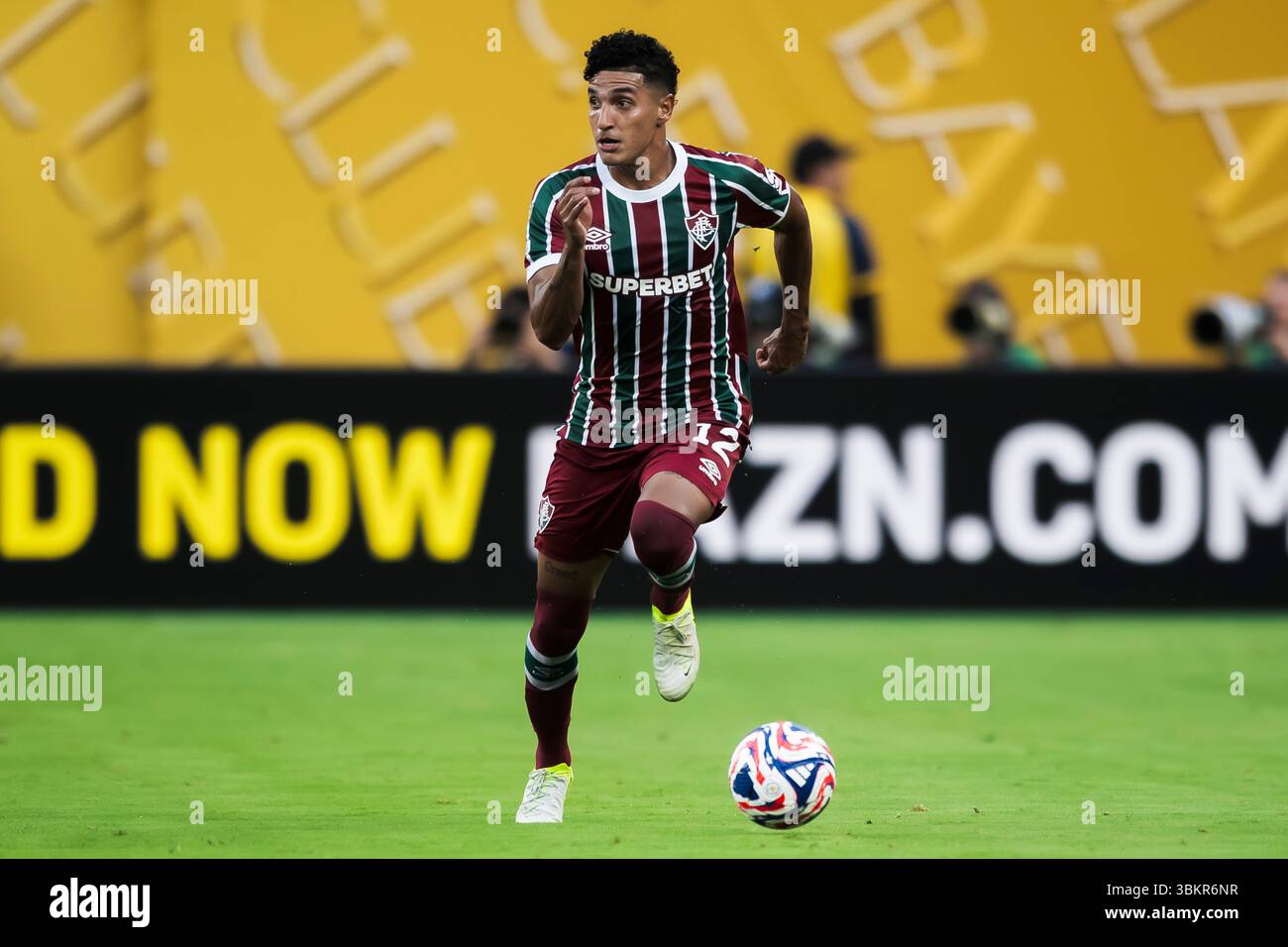 Gabriel Fuentes of Fluminense FC in action during the FIFA Club World ...