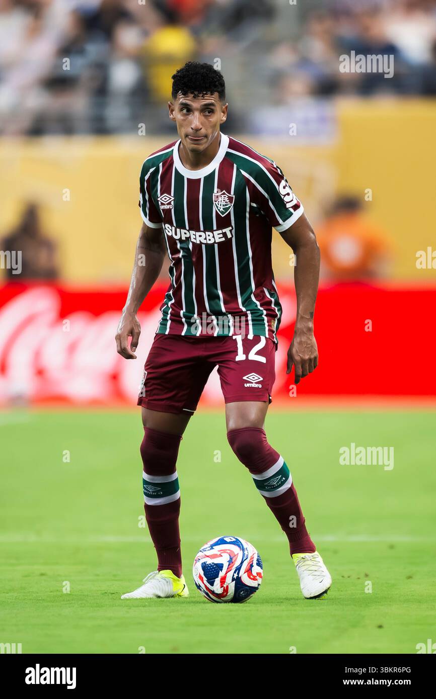 Gabriel Fuentes of Fluminense FC in action during the FIFA Club World ...