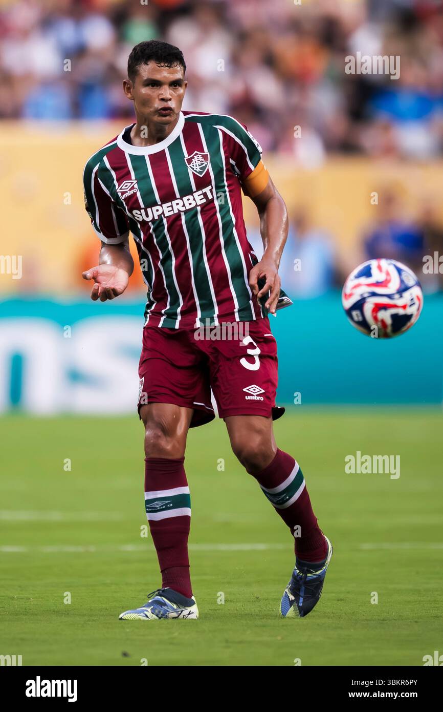 Thiago Silva of Fluminense FC in action during the FIFA Club World Cup ...