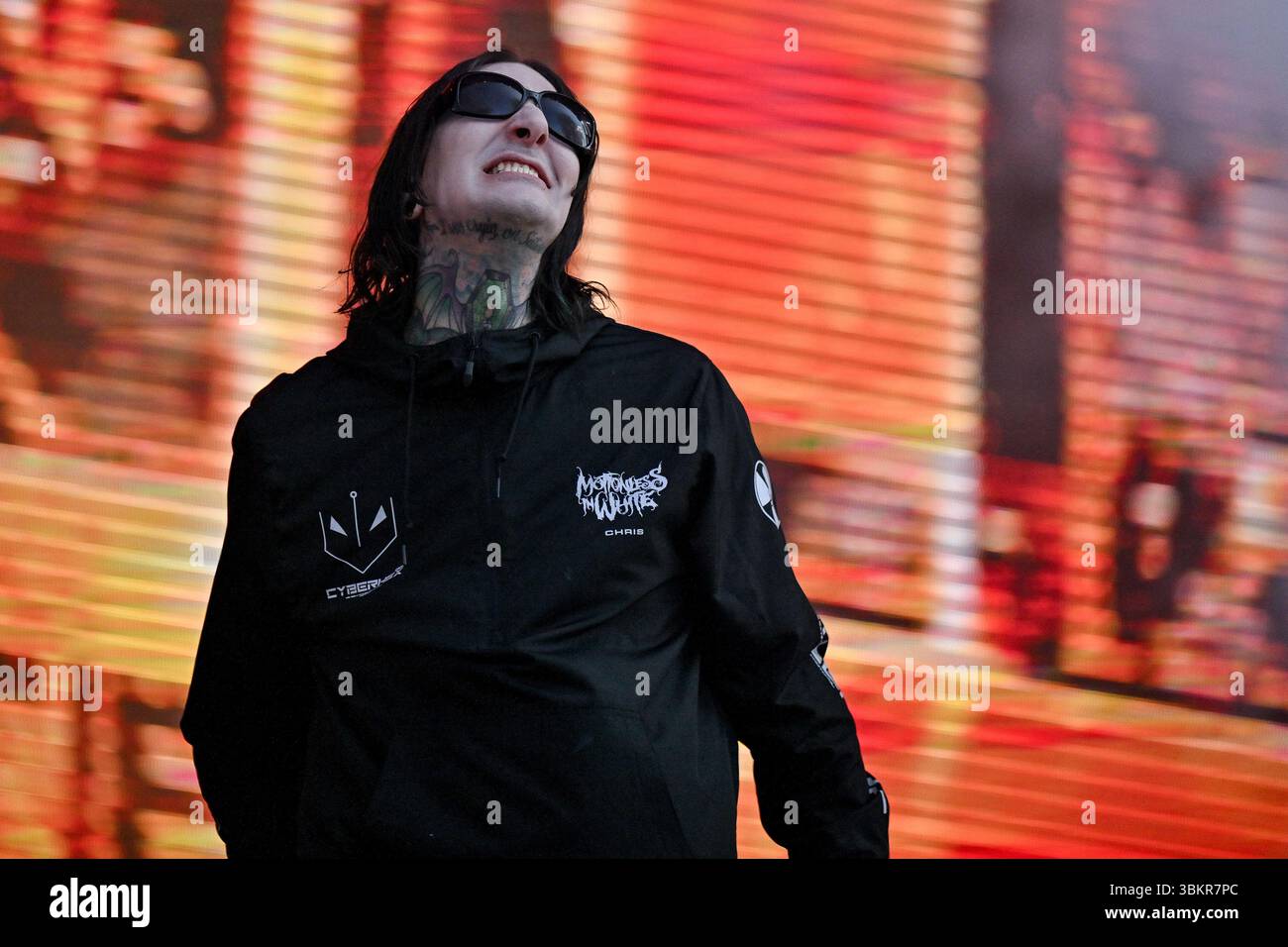 Clisson, France. 22nd June, 2025. Motionless in White performing live ...