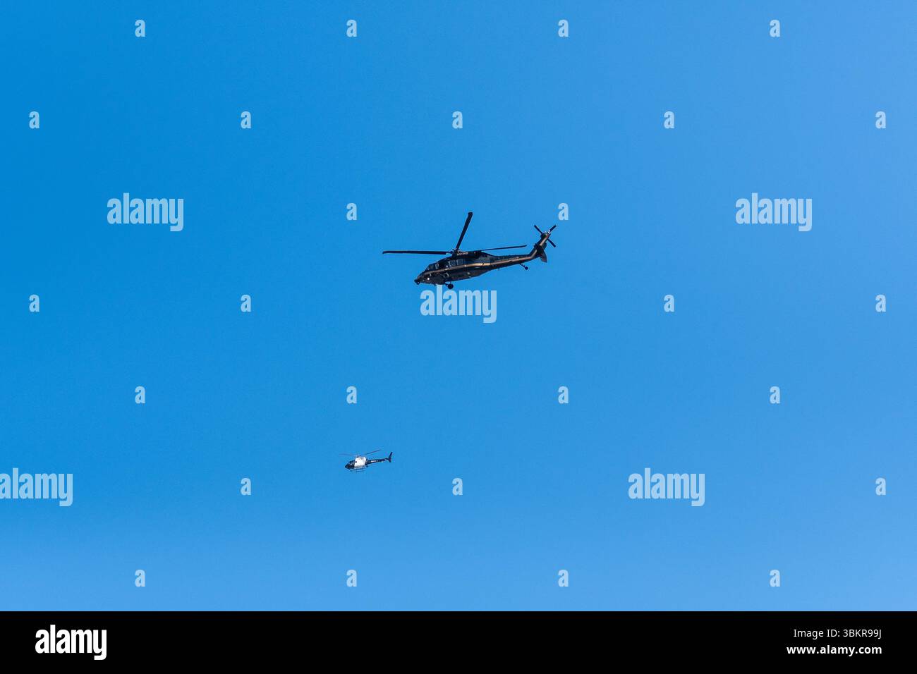 Los Angeles, USA, June 8, 2025 US Customs and Border Protection Black ...