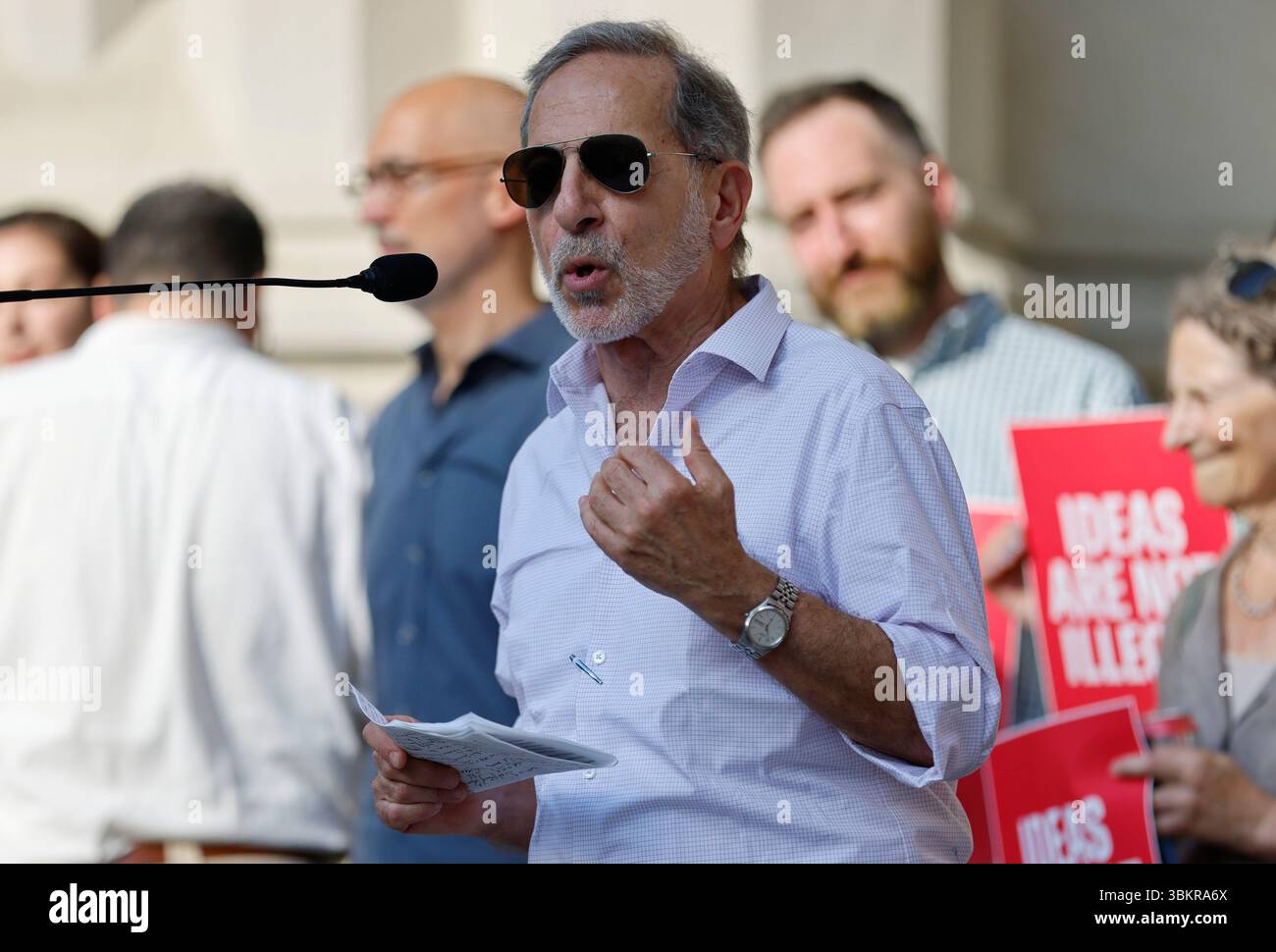 New York, United States. 22nd June, 2025. Rashid Ismail Khalidi ...