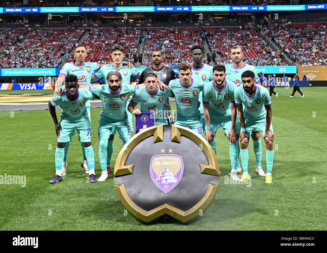 Atlanta, USA. 22nd June, 2025. Players of Al Ain pose for photo before ...