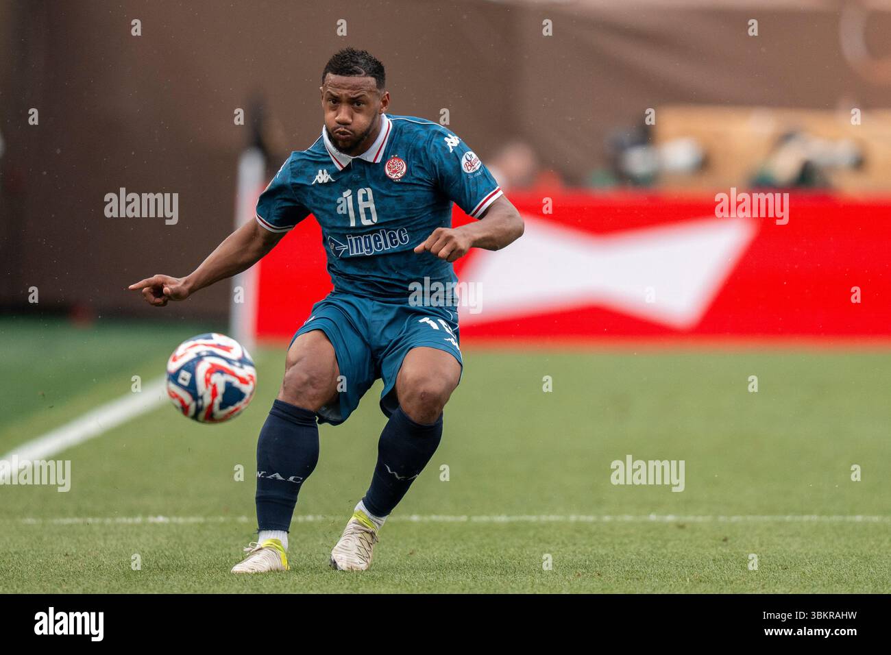 Wydad AC's Fahd Moufi in action during the Club World Cup Group G ...