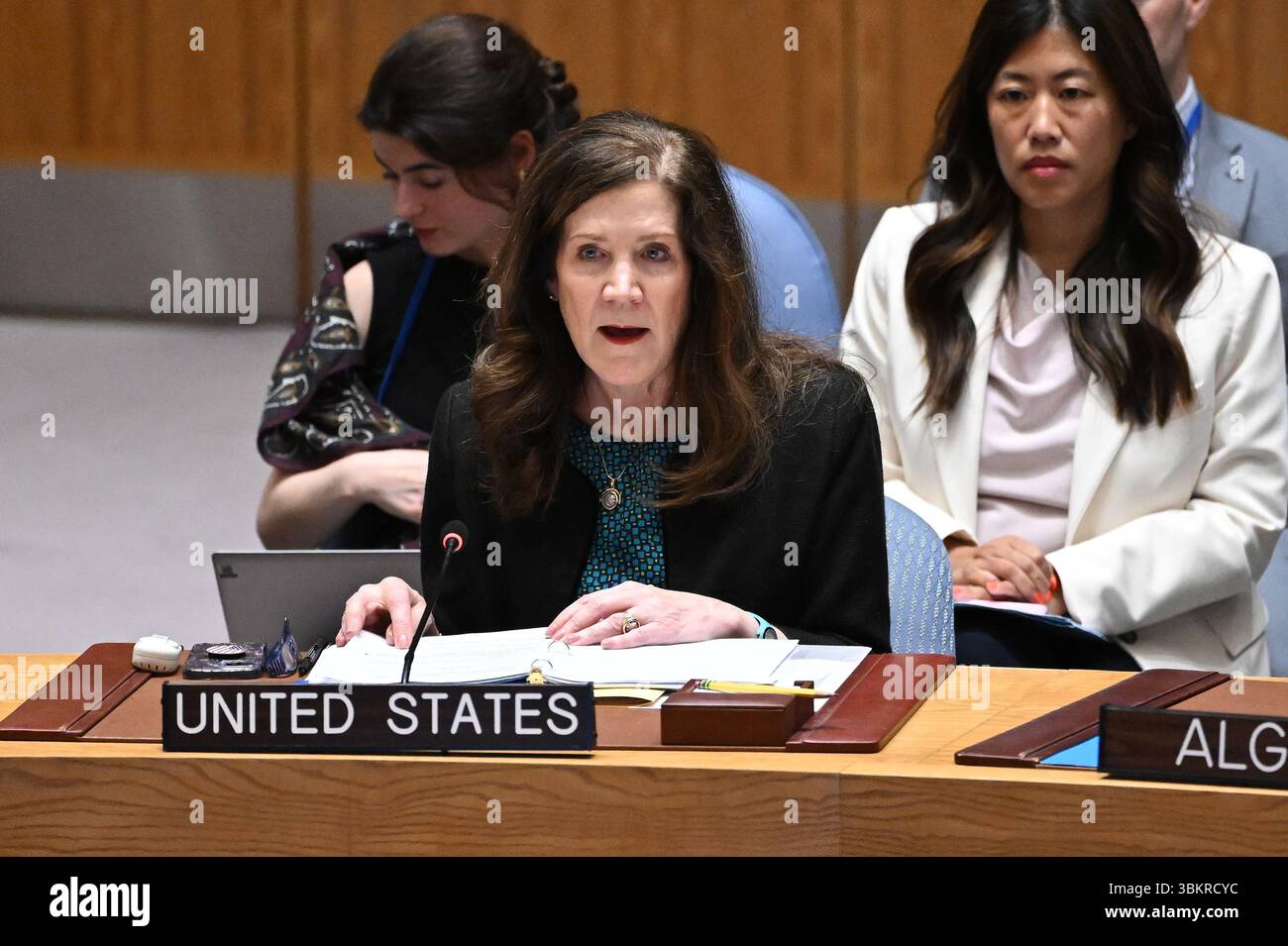 New York, USA. 22nd June, 2025. Ambassador Dorothy Camille Shea, Chargé ...