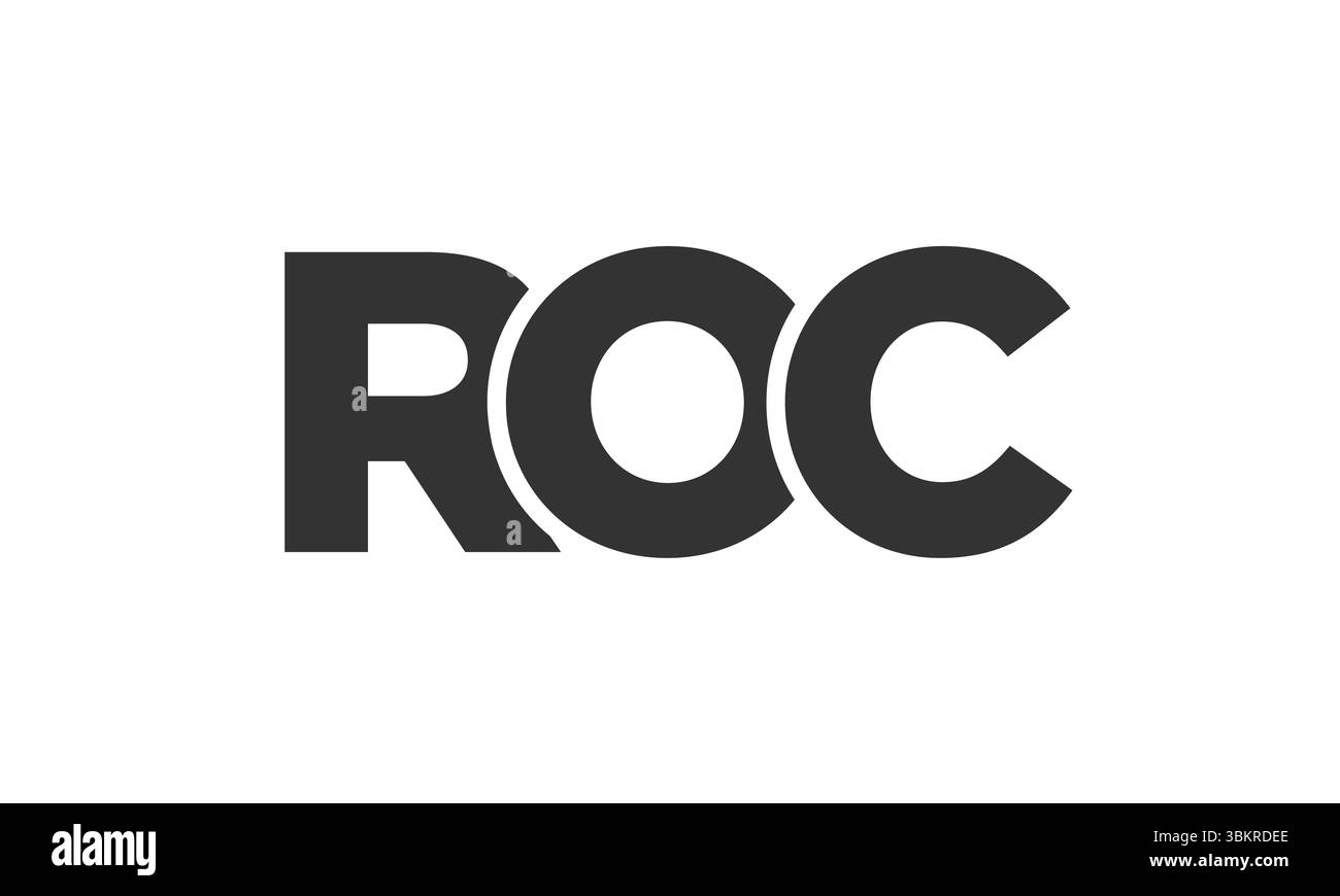 Roc text Stock Vector Images - Alamy