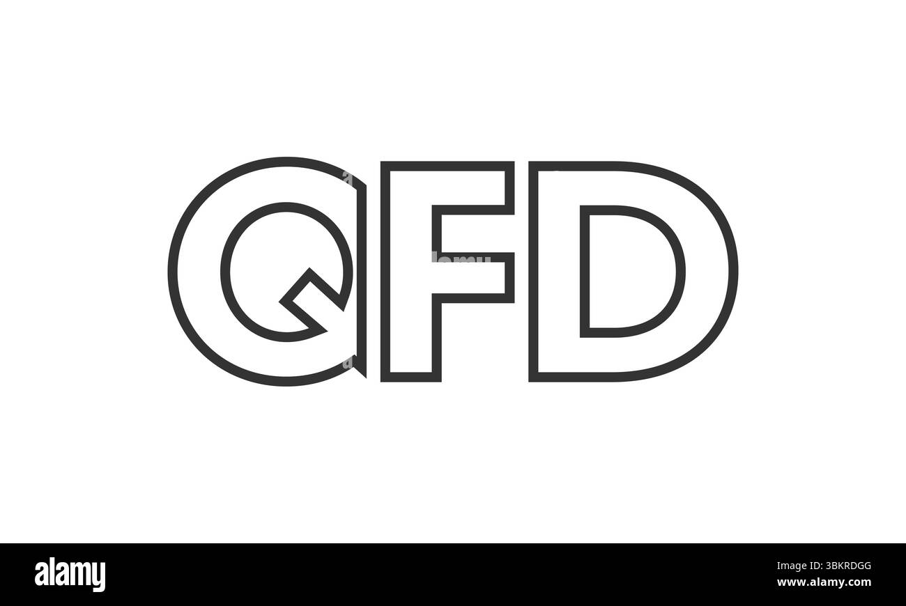 Qfd logo design hi-res stock photography and images - Alamy
