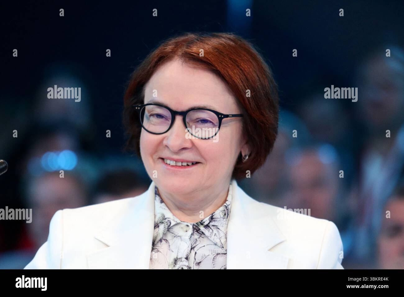 Saint Petersburg, Russia. 20th June, 2025. Elvira Nabiullina, Governor ...
