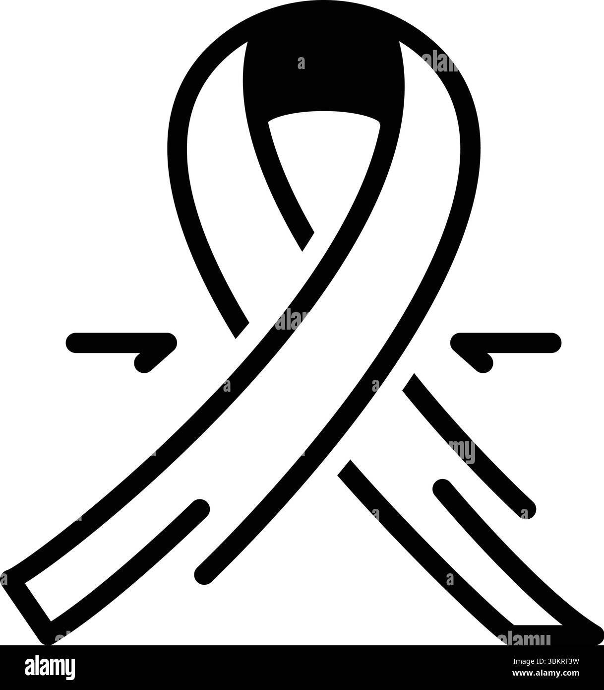 Aids ribbon vector Black and White Stock Photos & Images - Alamy