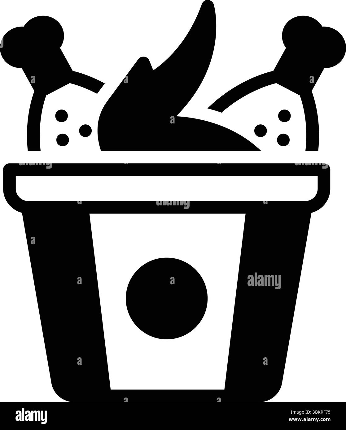 Icon for fried chicken, fried Stock Vector Image & Art - Alamy