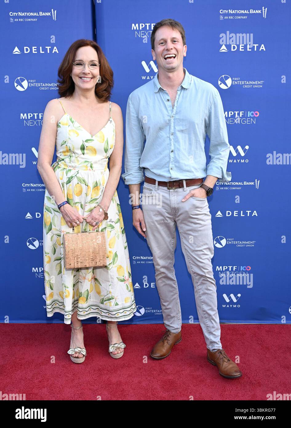 Los Angeles, USA. 22nd June, 2025. Amy Yasbeck and Tyler Ritter ...