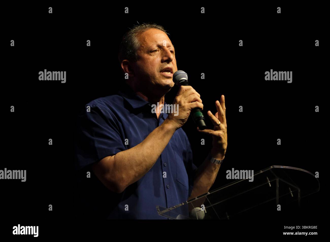 New York NY: June 22nd 2025: Brad Lander attends Rank The Slate Rally ...