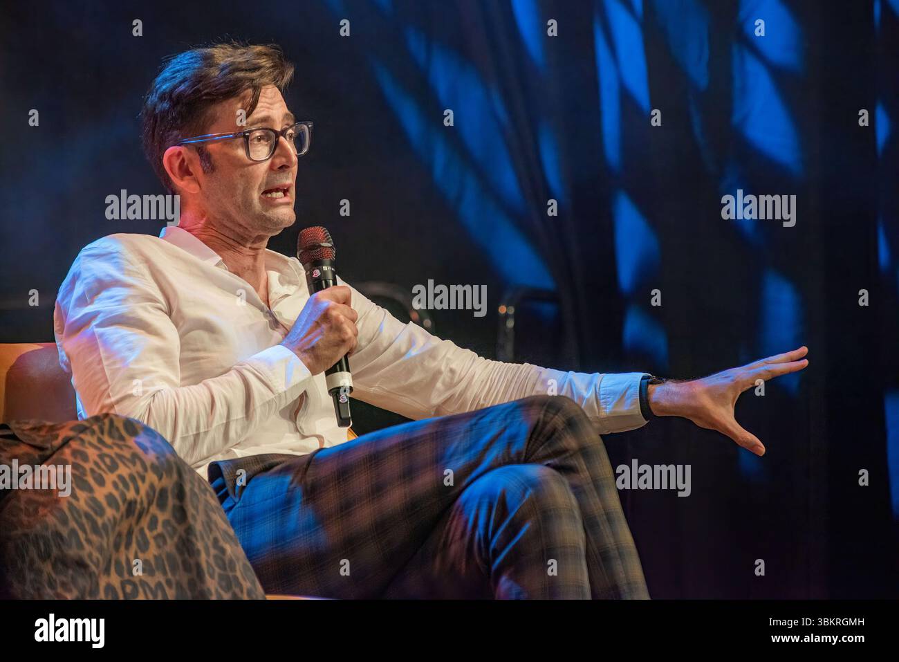 Actor David Tennant shares a ‘Question & Answer' during the Heroes ...