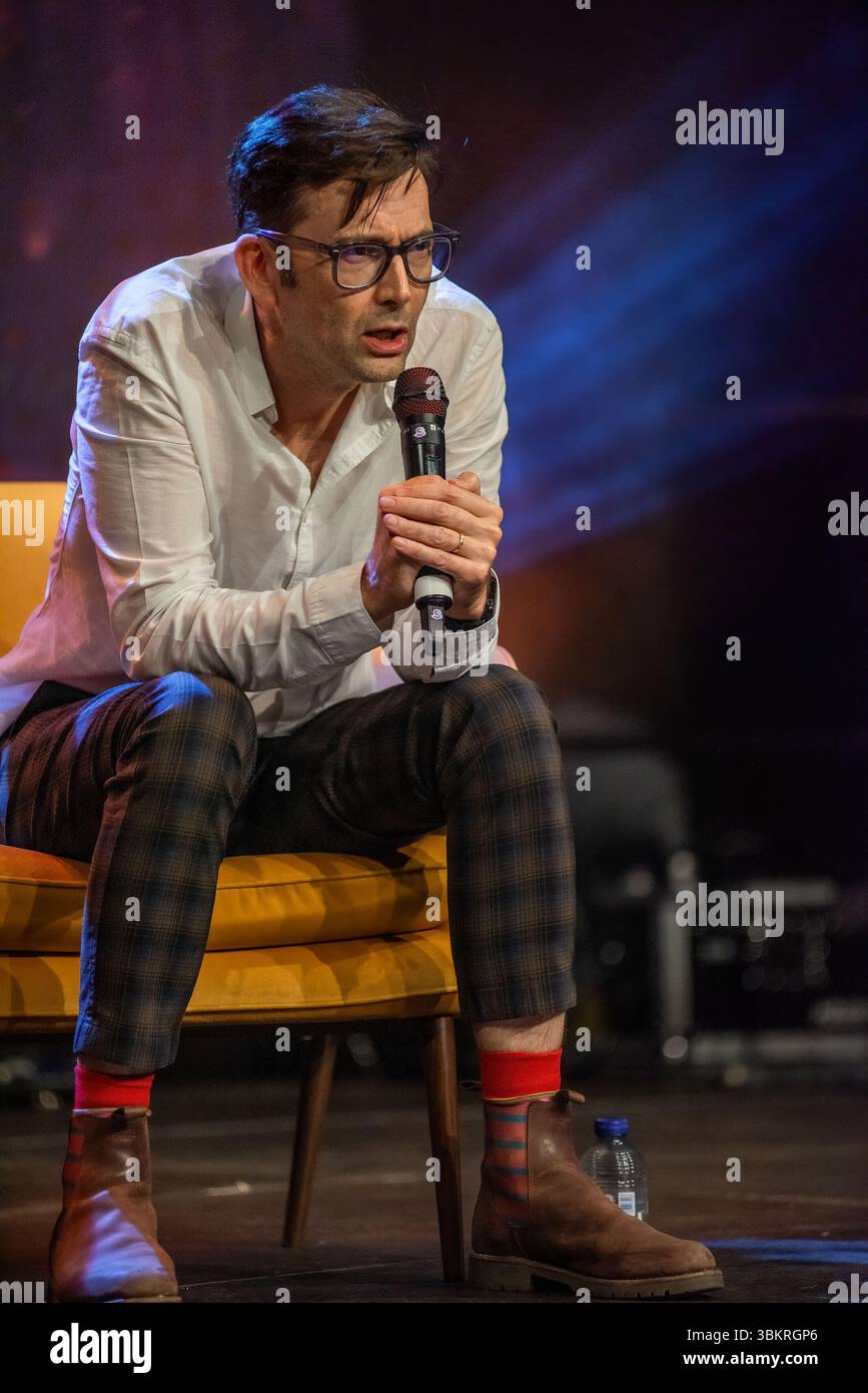 Actor David Tennant shares a ‘Question & Answer' during the Heroes ...