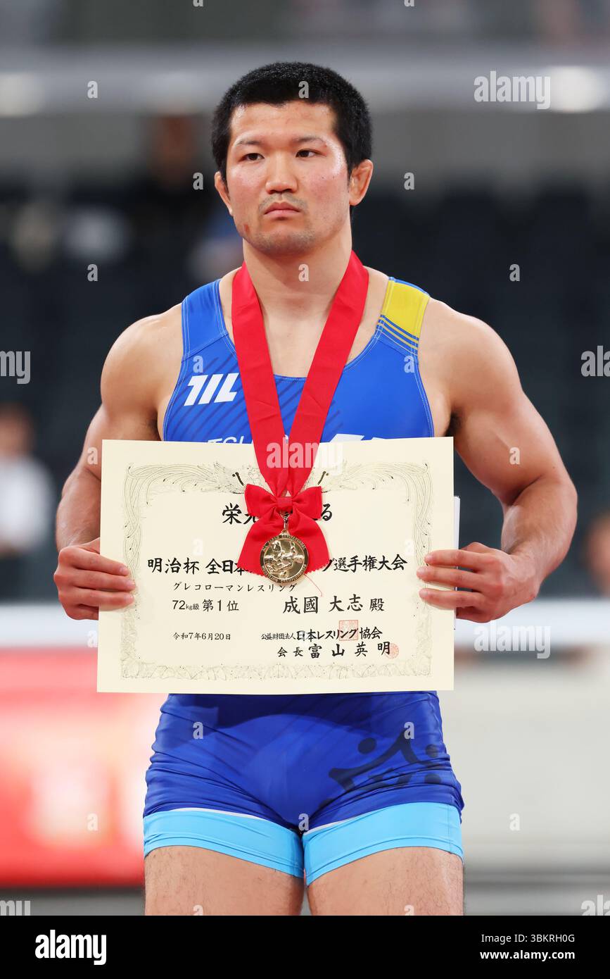 Tokyo, Japan. 20th June, 2025. Taishi Narikuni Wrestling : Meiji Cup ...