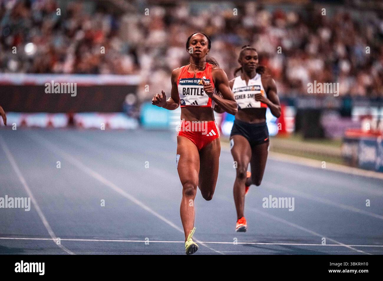 BATTLE Anavia (USA), 200m Women during the Meeting de Paris, Wanda ...