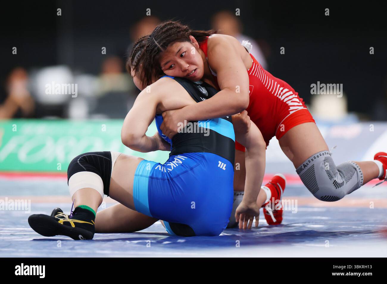 (Top-Bottom) Ami Ishii, Seia Mochinaga, JUNE 21, 2025 - Wrestling : Meiji Cup All Japan ...