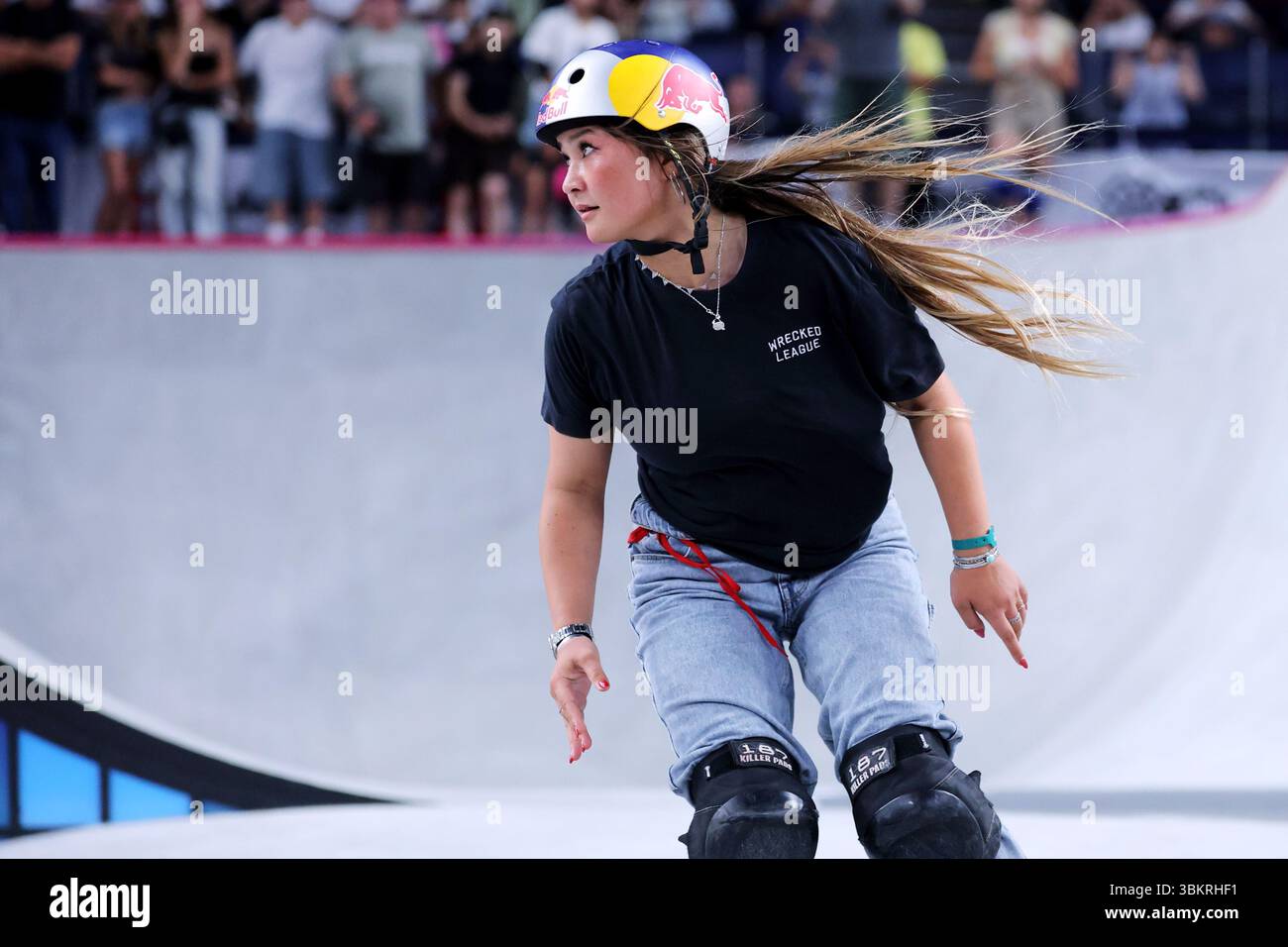Osaka, Japan. 22nd June, 2025. Sky Brown (JPN/GBR) Skateboarding : X ...