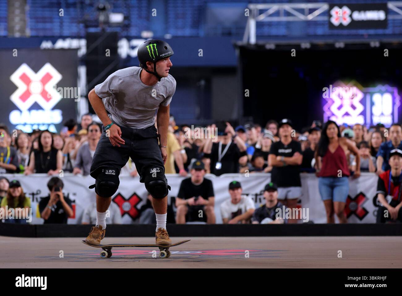 Osaka, Japan. 21st June, 2025. Tom Schaar (USA) Skateboarding : X Games ...